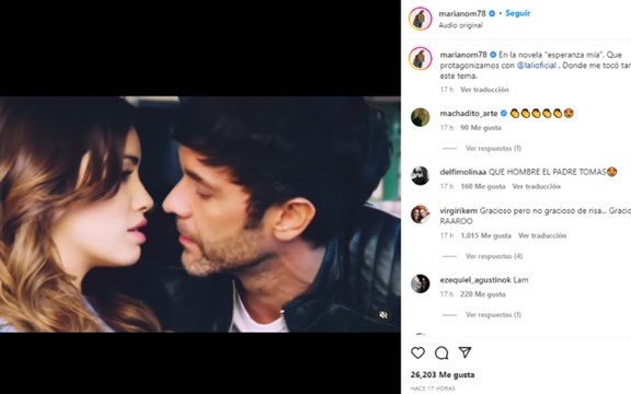 Mariano Martínez Recordó A Lali Espósito Con Románticas Imágenes Y