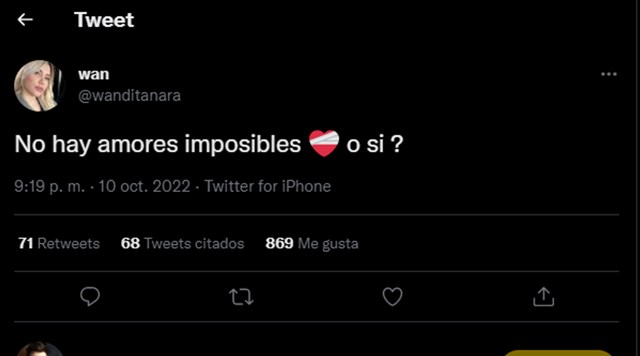 El sugestivo mensaje de Wanda Nara sobre los El sugestivo mensaje de Wanda Nara sobre los