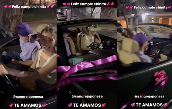 Rusherking le regaló un auto descapotable a la China Suárez por su cumpleaños - Entretenimientos ...
