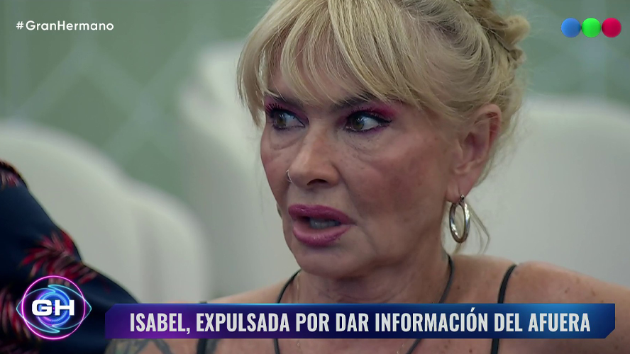 Con lo puesto: Isabel fue expulsada de la casa por dar información prohibida - Gran Hermano ...